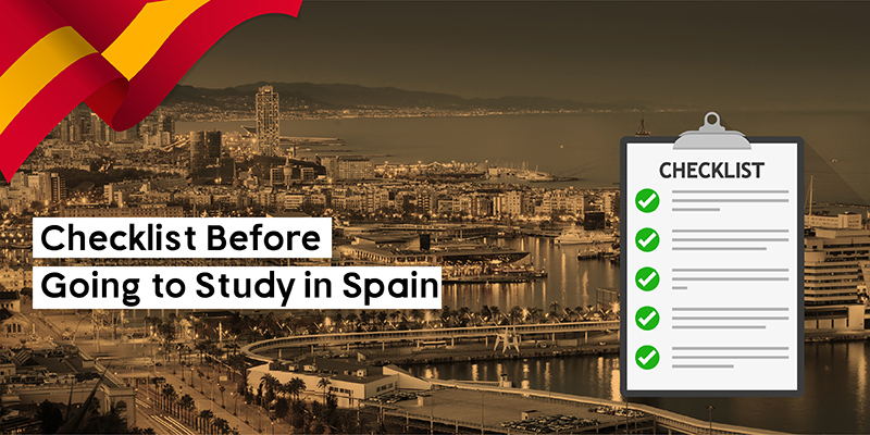 Checklist Before going to Study in Spain