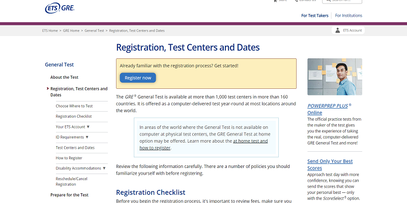 GRE Registration | How to Register for GRE Exam