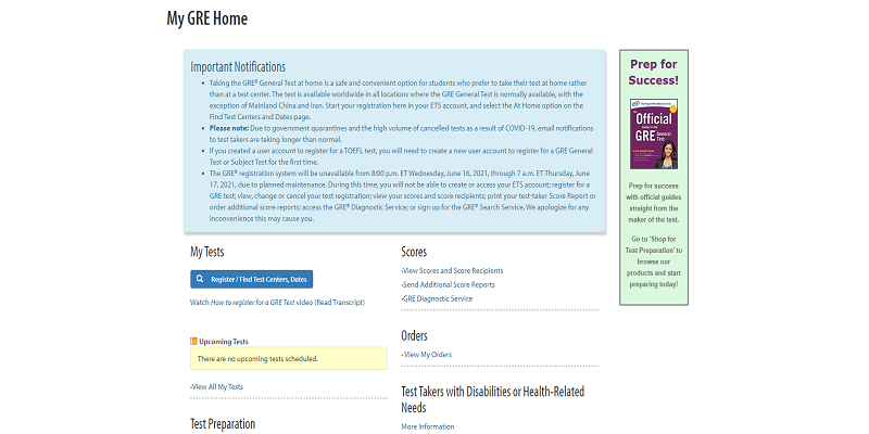 GRE Registration | How to Register for GRE Exam